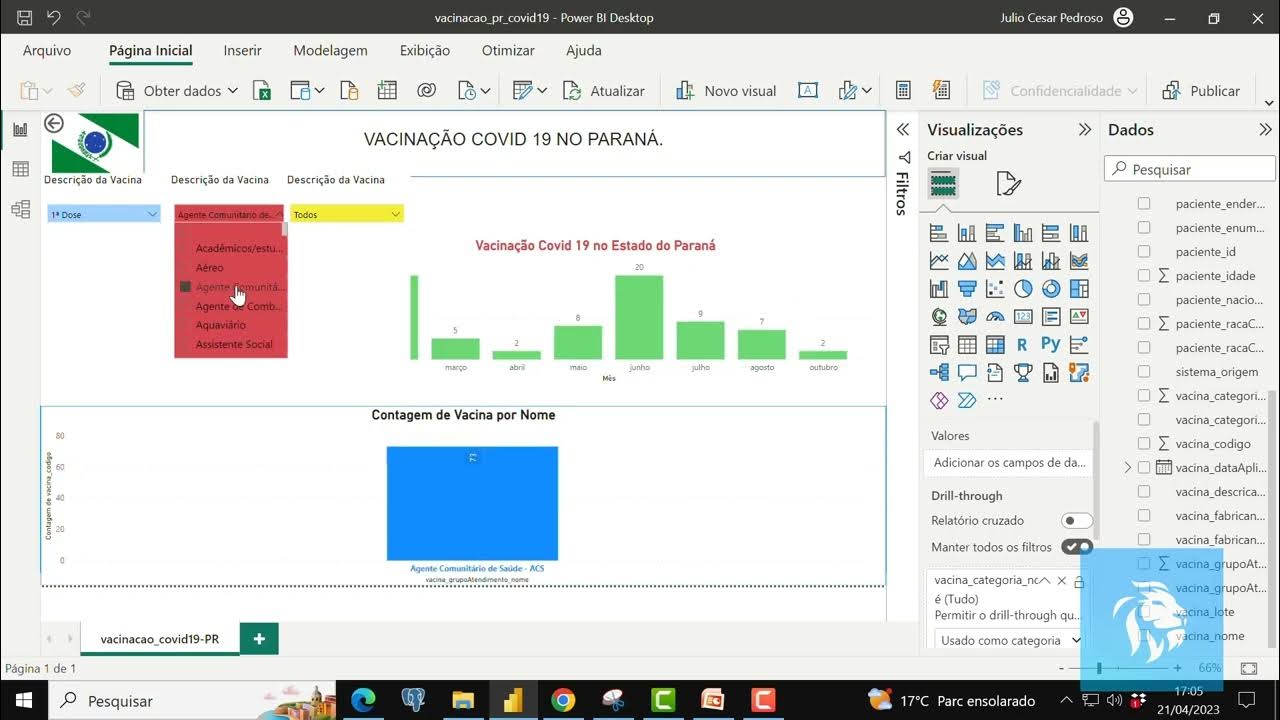 Breve demonstração da Aula número 2 do Curso de Power Bi. - YouTube