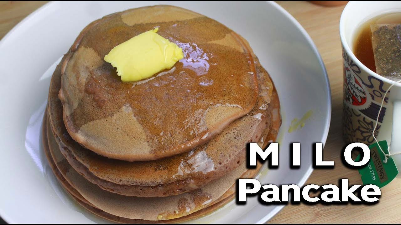 MILO PANCAKE 🍕 - YouTube