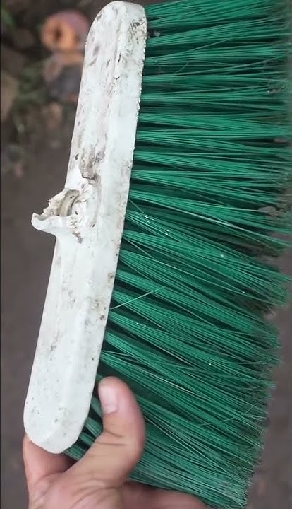 How to fix a broken broom - YouTube