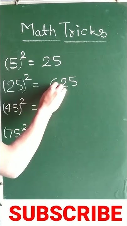 तेजी से वर्ग निकाले | maths tricks | math easy tricks | math short tricks #shorts #mathtricks# ...