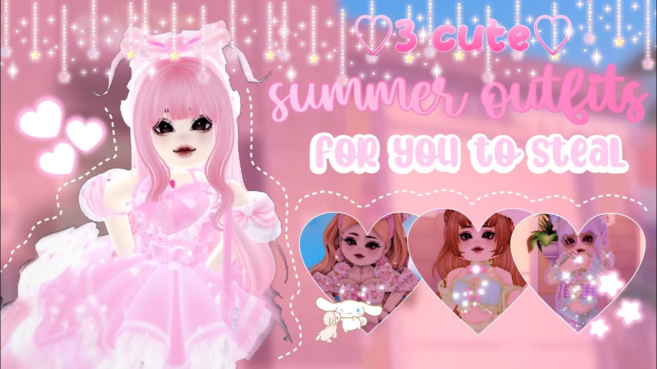 3 Cute Summer outfits you can steal! 🎀🌈Royale High - YouTube