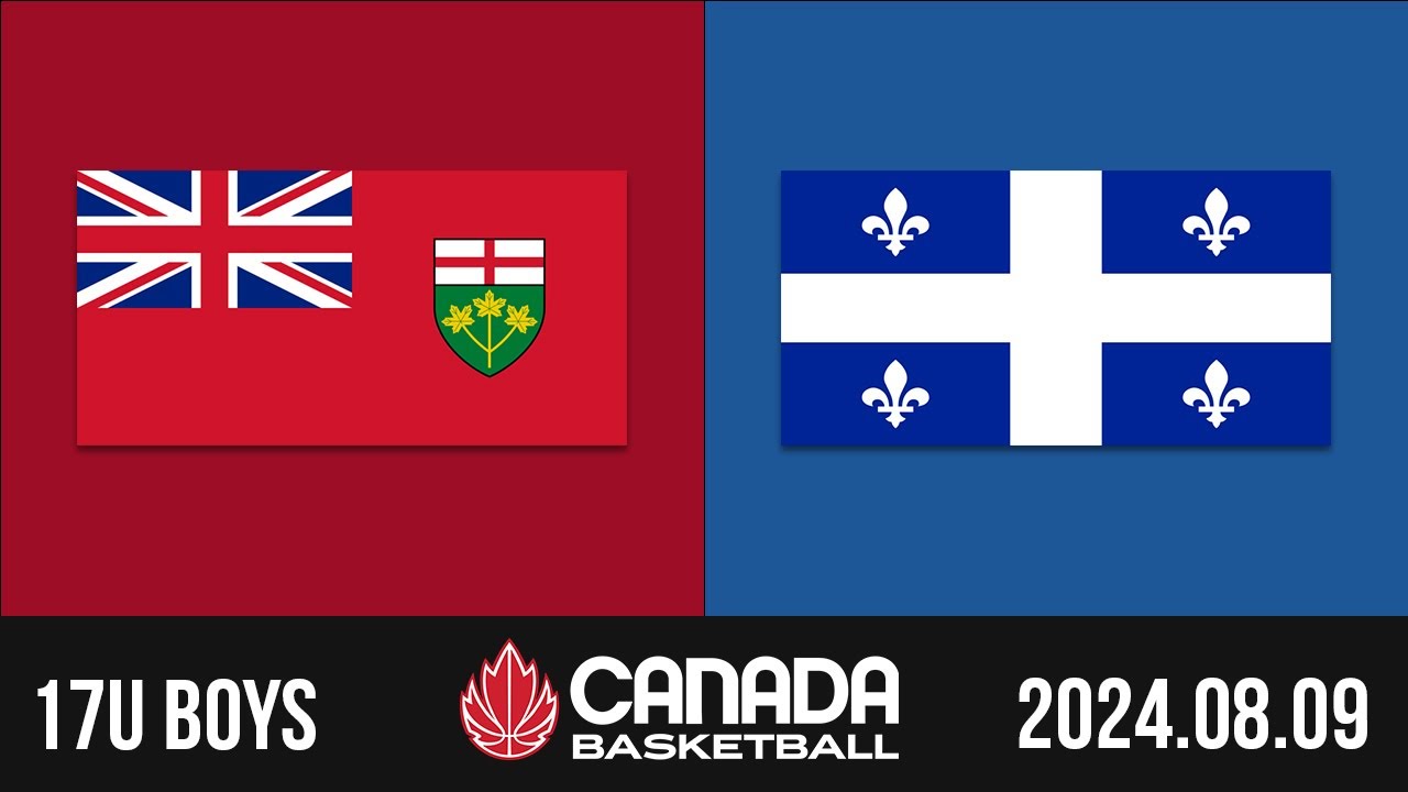 2024 Canada Basketball Nationals 🏀 17U BOYS SEMI-FINAL: Ontario v ...