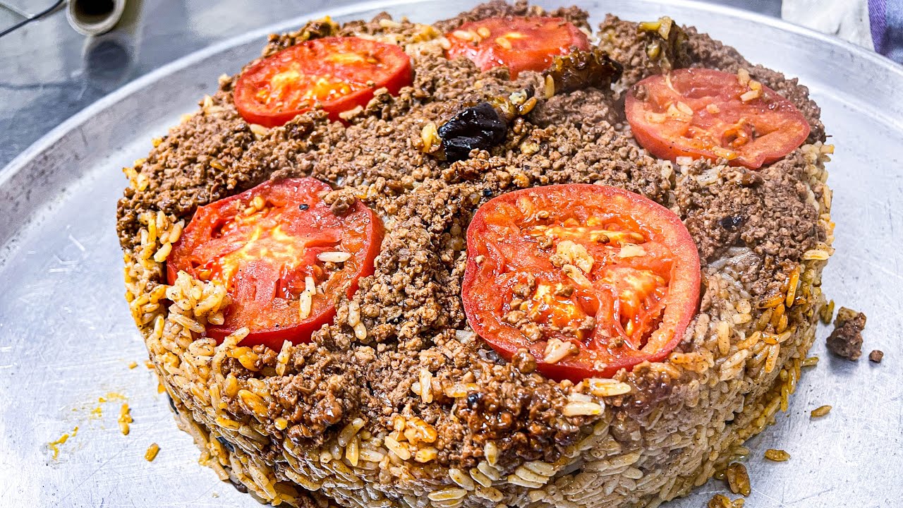 “Makloubeh Batenjen" the Lebanese Way with Minced Meat & Cooking ...