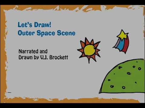 Drawing a Space Scene Tutorial - YouTube