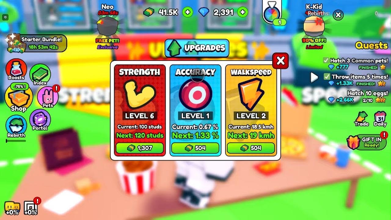 Roblox feed the giant - YouTube