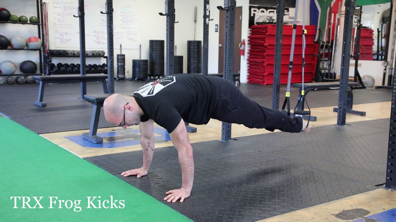 TRX Frog Kicks Davis S&C - YouTube