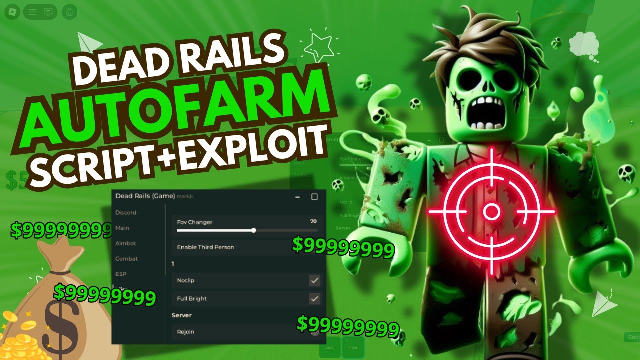 [NUEVO]🚀SCRIPT INSANO PARA RIELES MUERTOS💀+EXECUTOR | AUTOFARM | AIMBOT ...