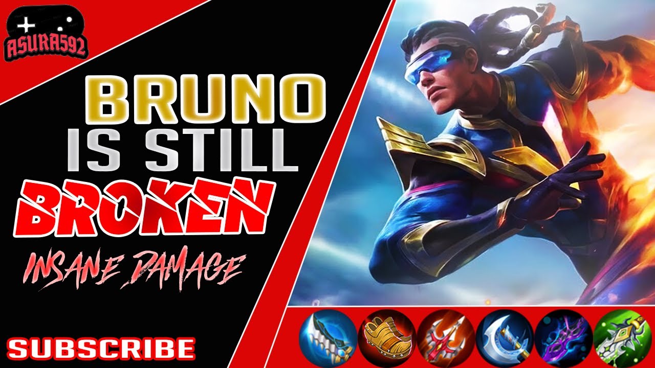 Bruno is Broken|best Bruno build|Insane damage - Mobile legends|MLBB ...