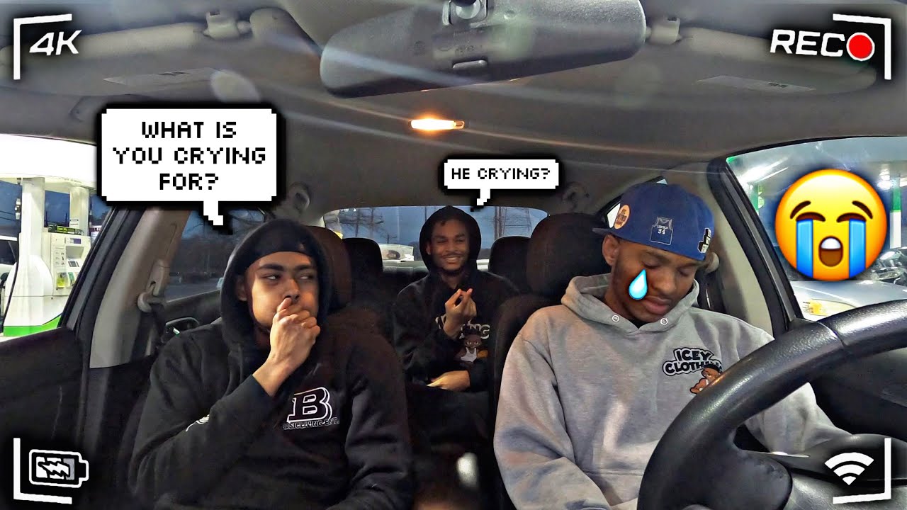 Randomly CRYING Prank On The Gang To See How They React ! - YouTube