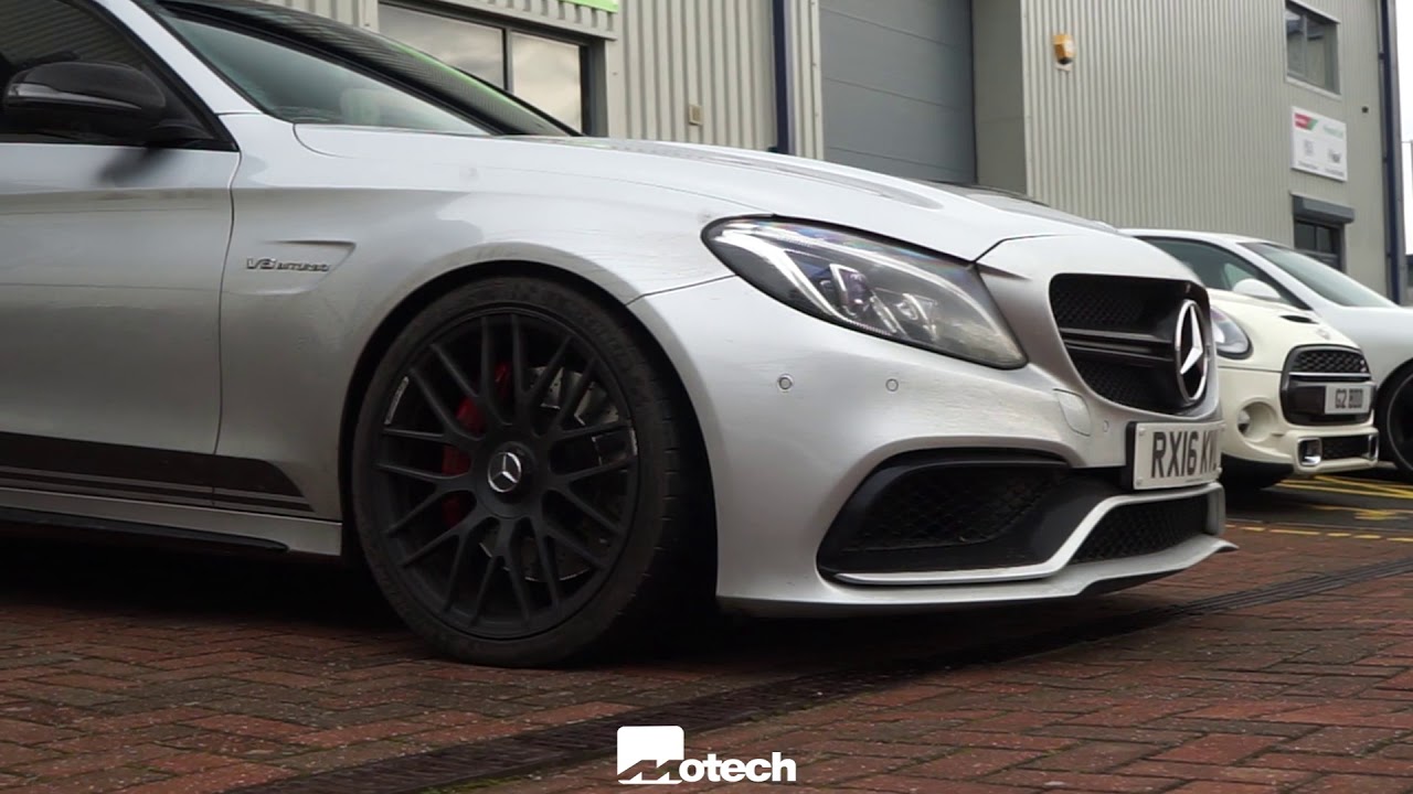 C63 Eibach springs 12 wheel spacers Pipercross filters Motech ...
