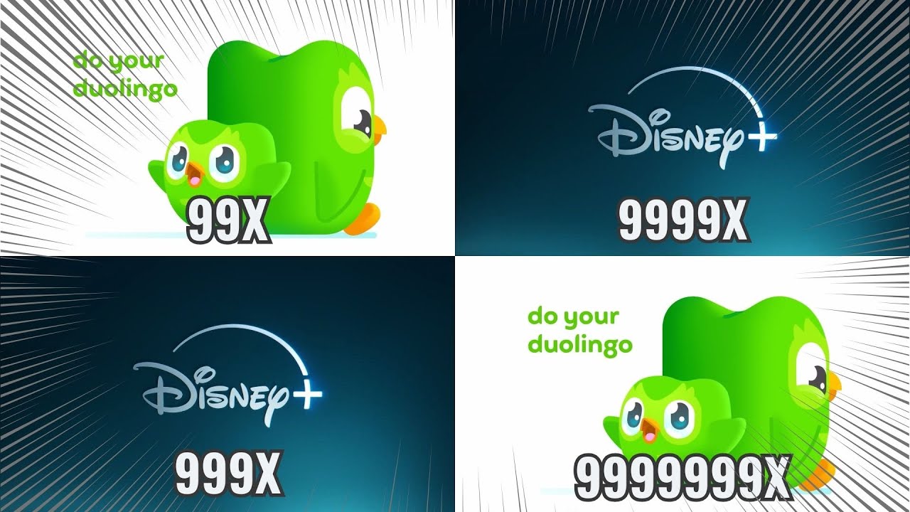 Disney Plus And Do Your Duolingo Intro Getting 999999X Speed - YouTube