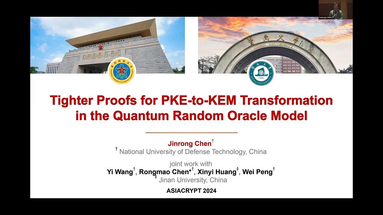 Quantum Random Oracle Model 2 (Asiacrypt 2024) - YouTube