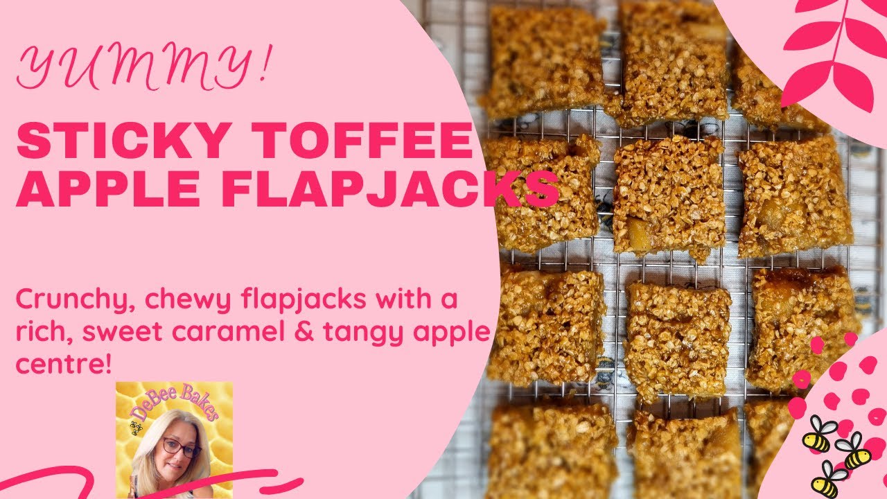 Sticky Toffee Apple Flapjacks - YouTube