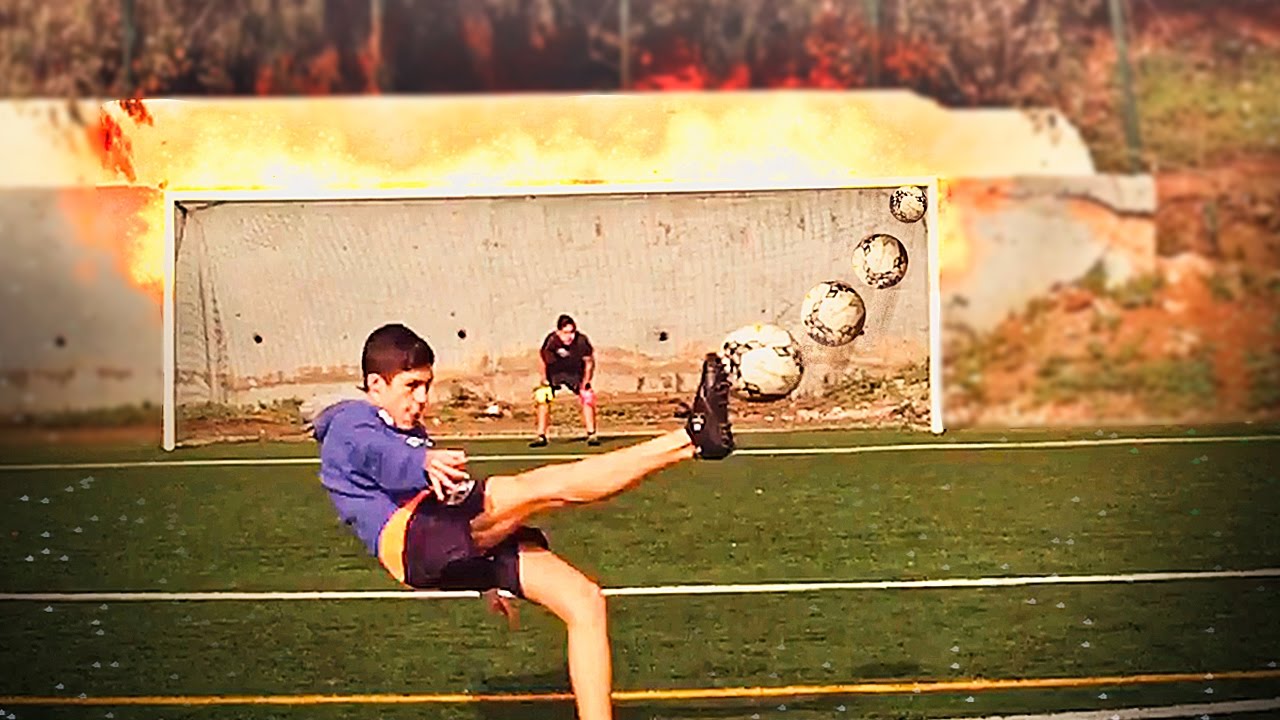 RETOS DE FÚTBOL CON AMIGOS! - YouTube