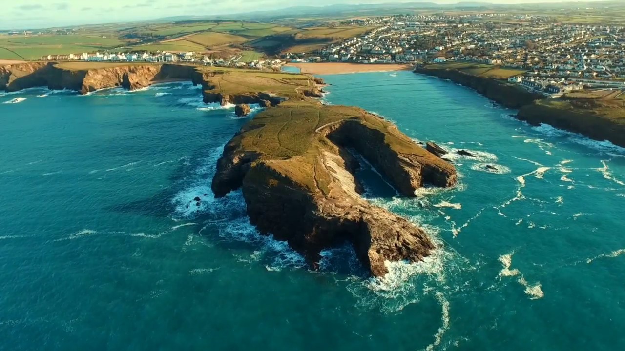 Porth Island, Newquay, Cornwall - YouTube