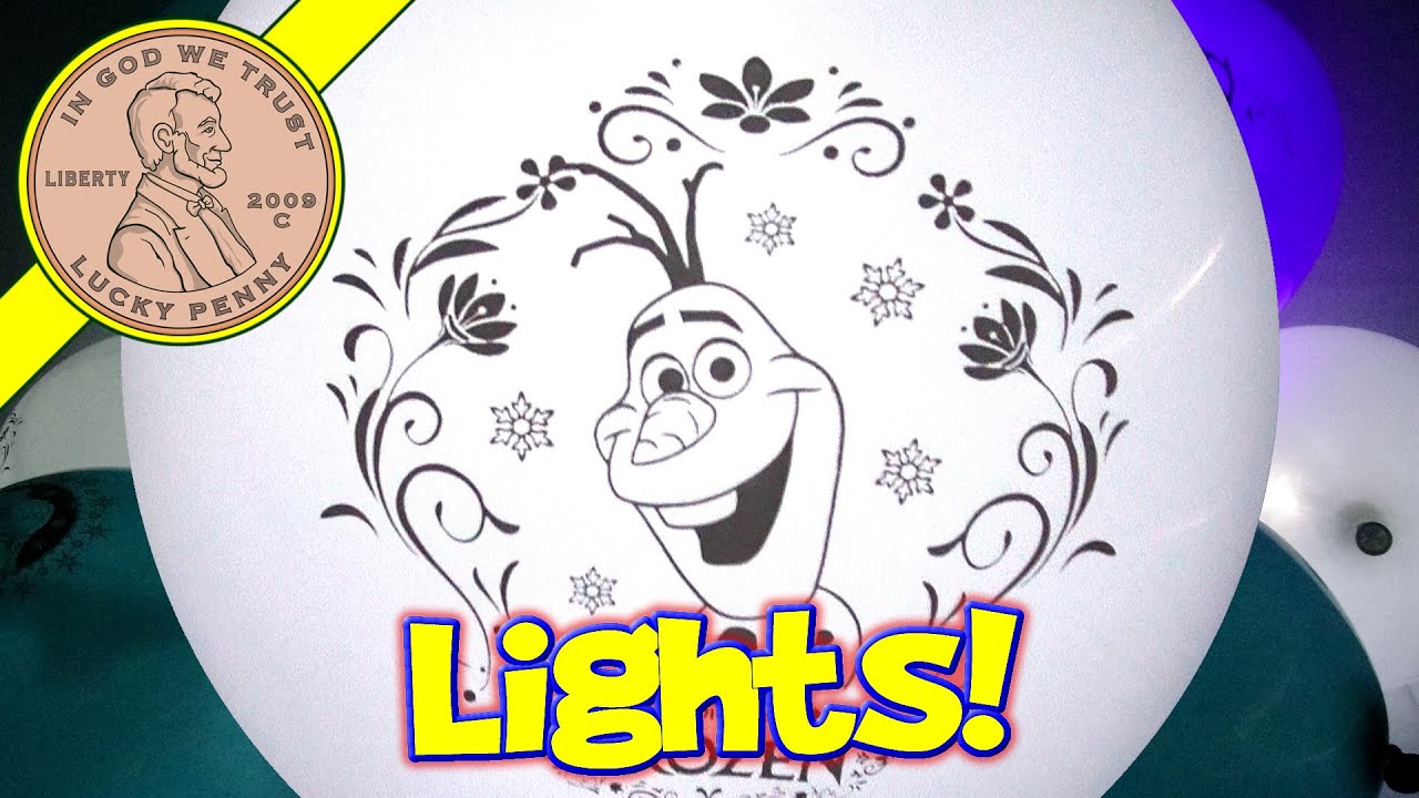 Disney Frozen illooms Light Up Balloons - Frozen Party! - YouTube