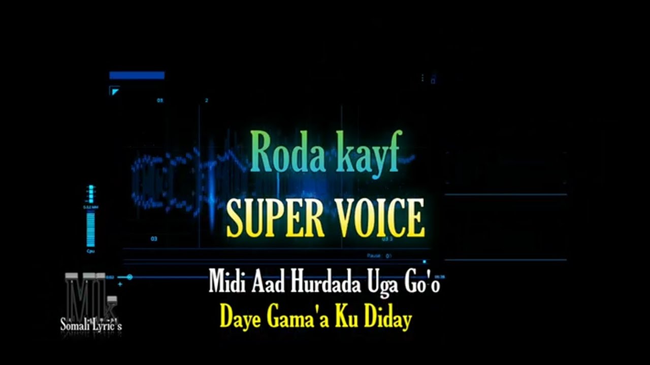 RODA KAYF 2022 GABADH COD MACAAN BILAA MUSIC HEES CUSUB OFFICIAL MUSIC ...