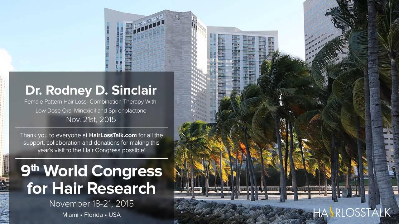 Dr. Rodney D. Sinclair - Female Pattern Hair Loss With Low Dose Oral ...