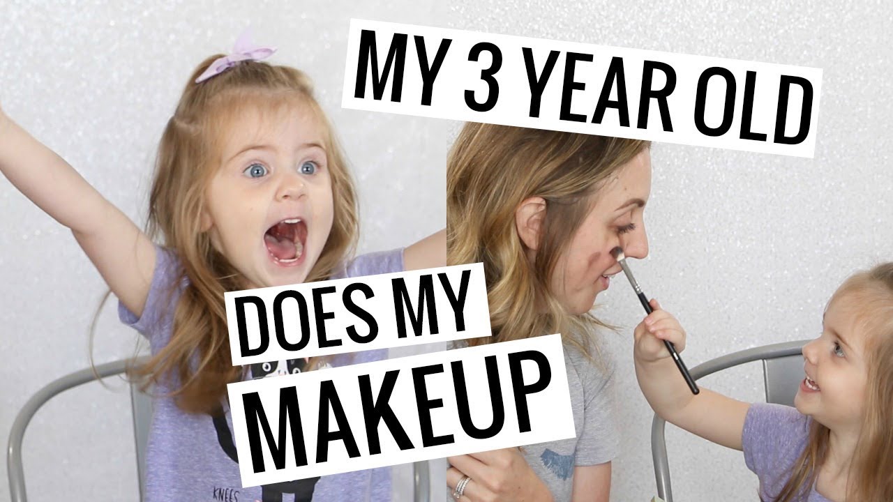 Makeup By Kids | My 3-Year-Old Kid Does My Makeup | Funny Makeup Video ...