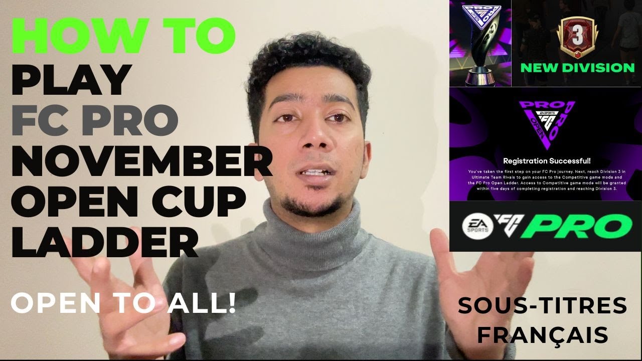 How to Play FC PRO NOVEMBER OPEN CUP! EA FC 25 - YouTube