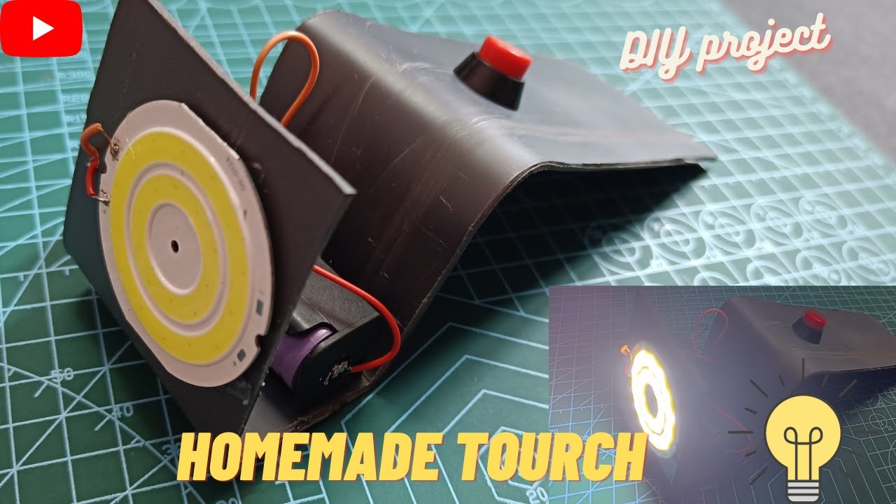 How to Make Rechargeable Torch at Home || Powerful Rechargeable Torch ...