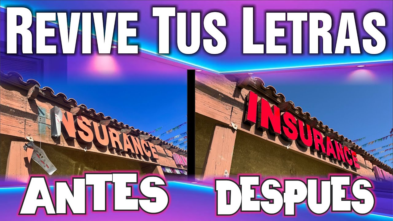¡RENOVANDO EL LETRERO DE UN NEGOCIO EN TIEMPO RECORD! - YouTube