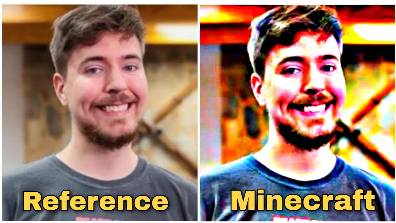 Mr Beast Pixel Art (Part 4) Face Border - YouTube