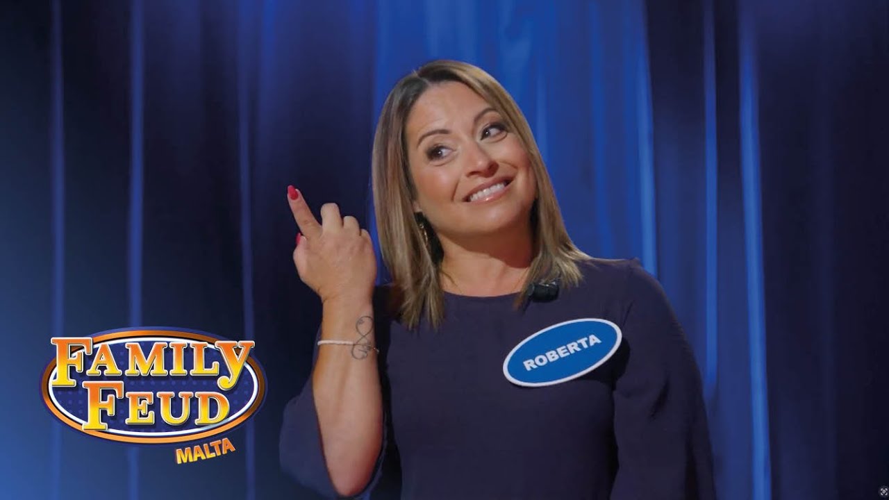 Family Testa taken on the Fast Money round I Family Feud Malta 2024 ...