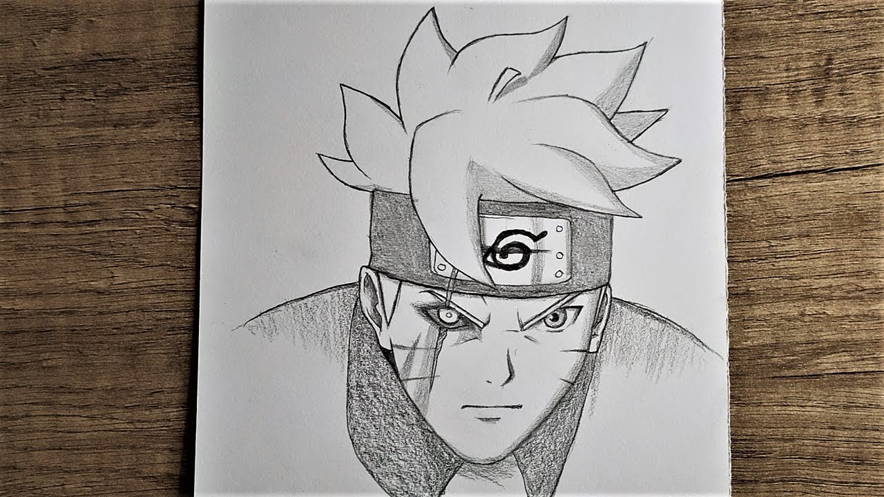 How to draw boruto utsusuki mode step by step | boruto drawing easy ...