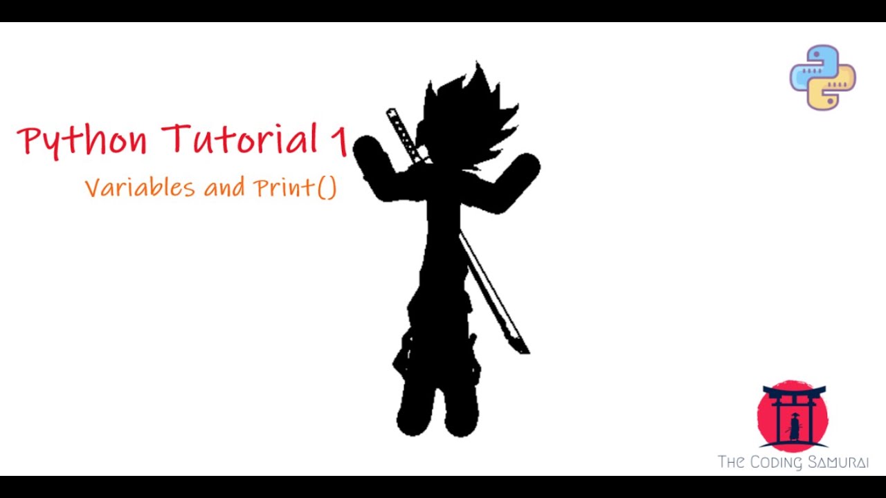 Python Tutorial 11 Variables And Print Function Your First 5267