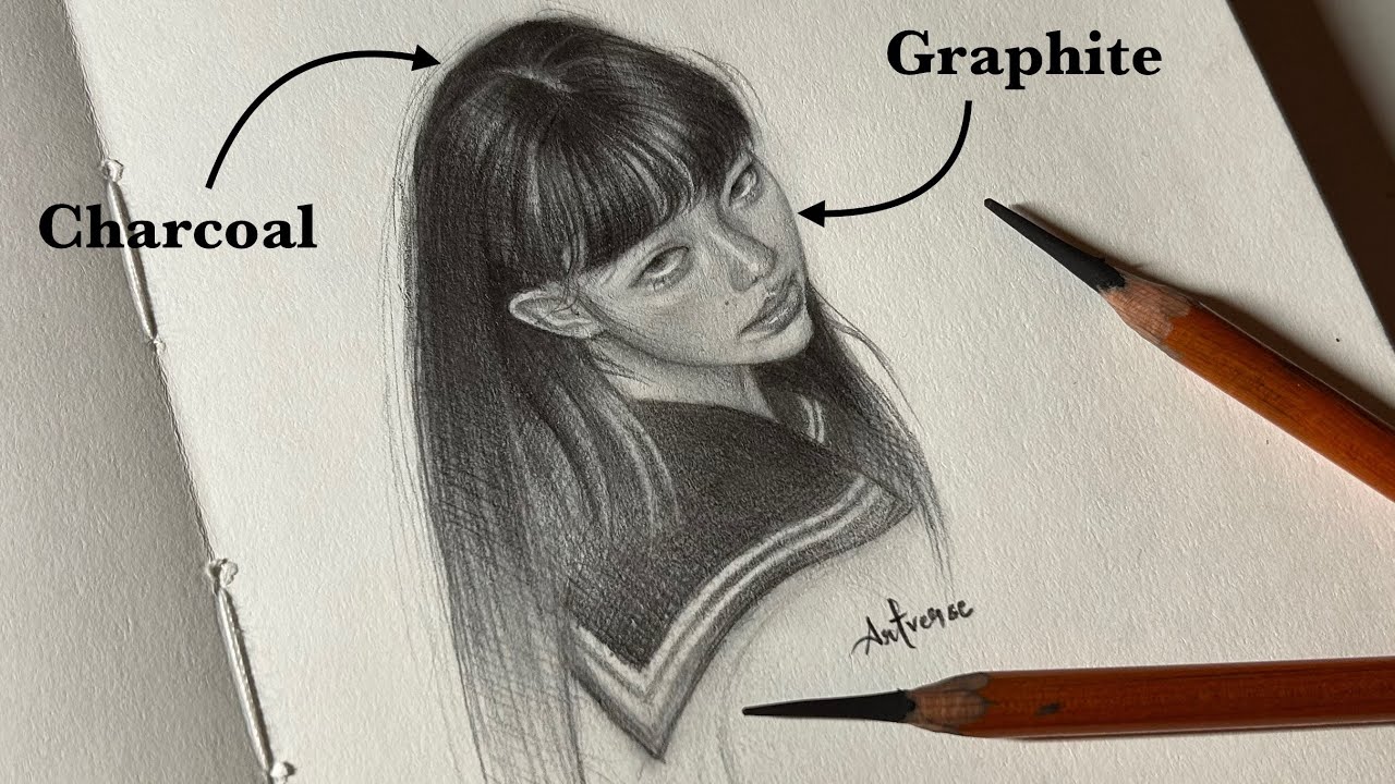How to use charcoal in drawing. - YouTube