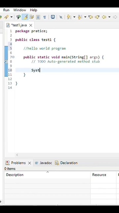 Java Hello World 馃寧 Javaprogramming Javatutorial Youtube