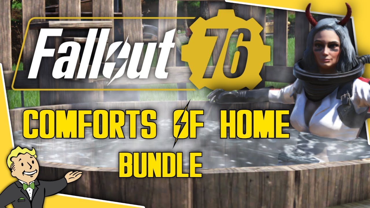 Fallout 76 - Atomic Shop Update: Comforts of Home Bundle - YouTube