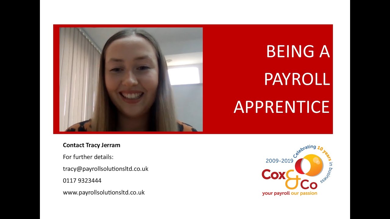Being a payroll apprentice (MRK004) - YouTube