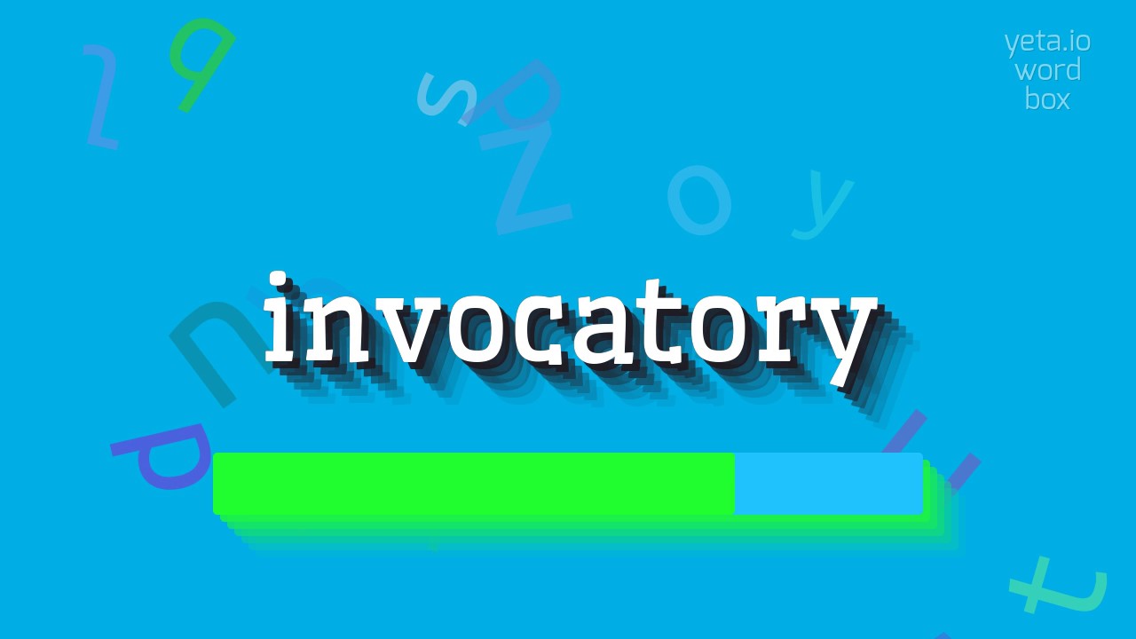 How to say "invocatory"! (High Quality Voices) - YouTube