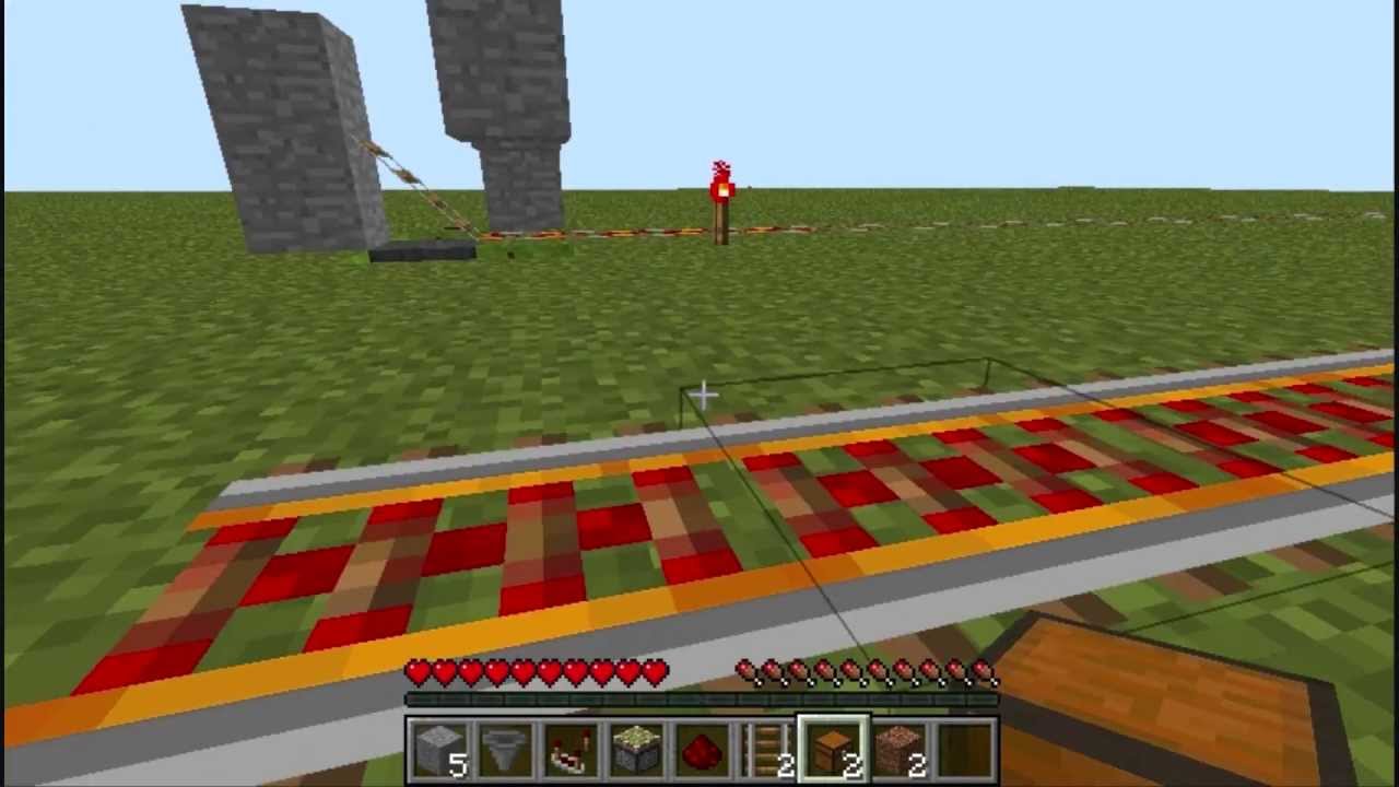 Storage Minecart Unloading Station in Minecraft 1.5.2 - YouTube