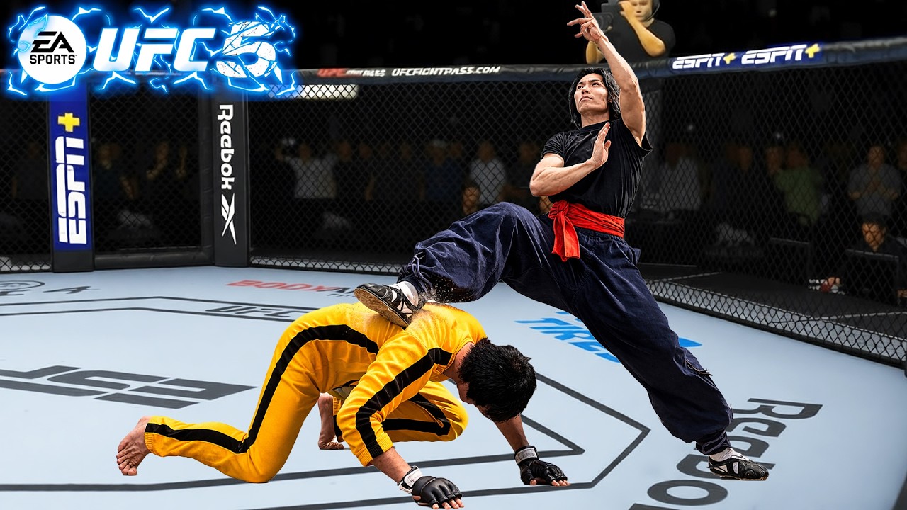 UFC5 Bruce Lee vs Wu Long EA Sports UFC 5 - Epic Fight - YouTube