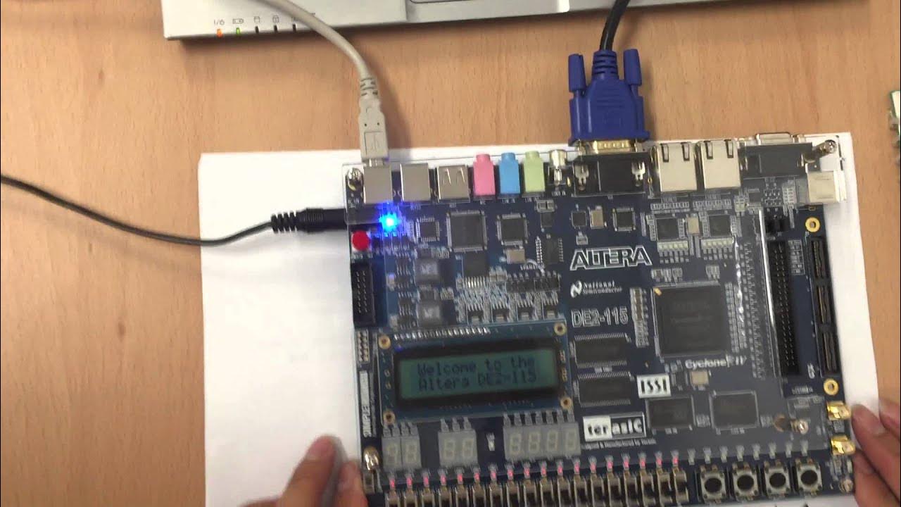 Snake Game Using DE2-115 FPGA Board - YouTube