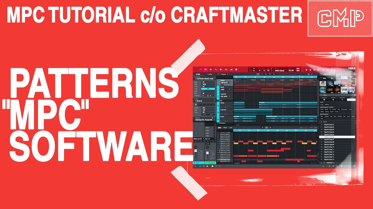 How to make Patterns in MPC Software - YouTube