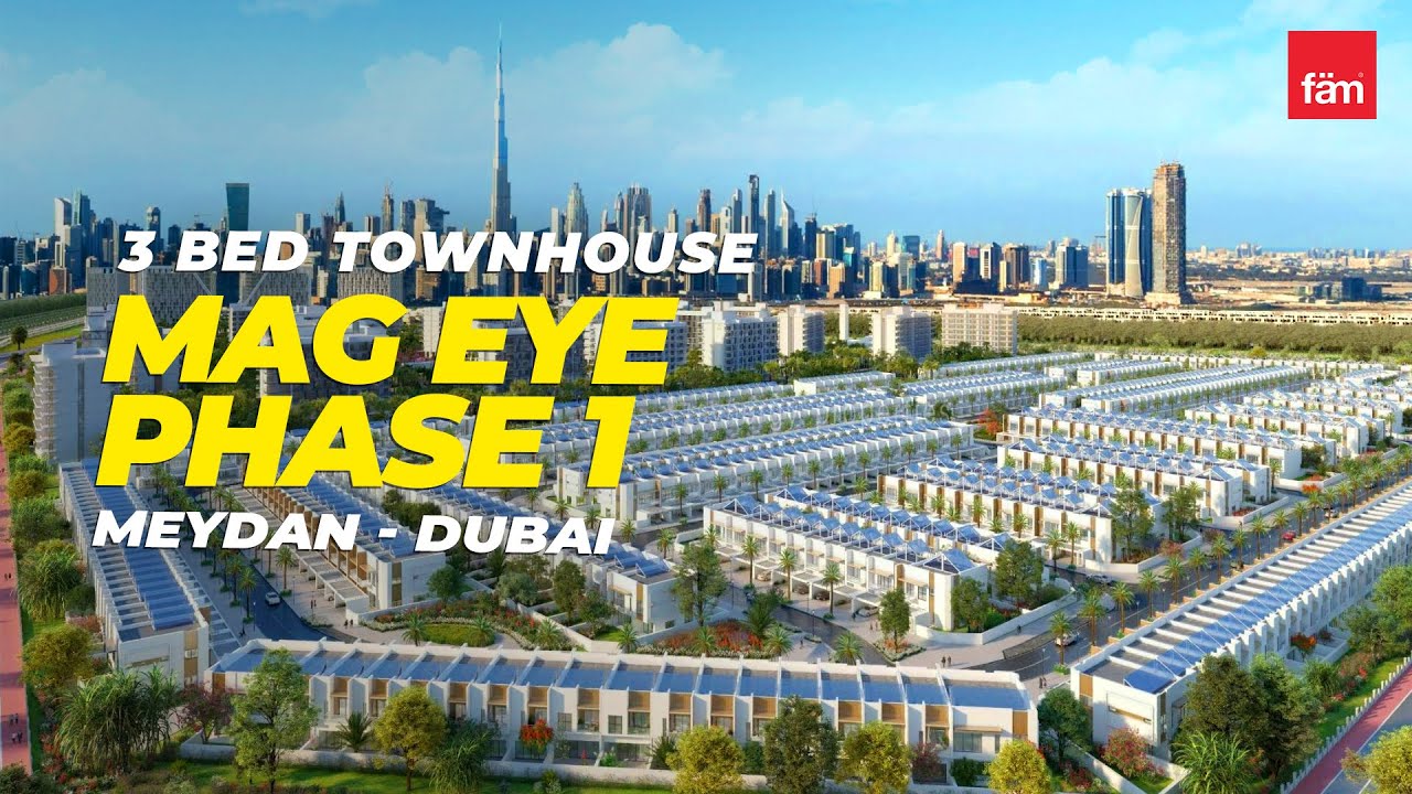 Stunning 3 Bed Townhouse in Mag Eye Phase - 1, Meydan - Dubai - YouTube