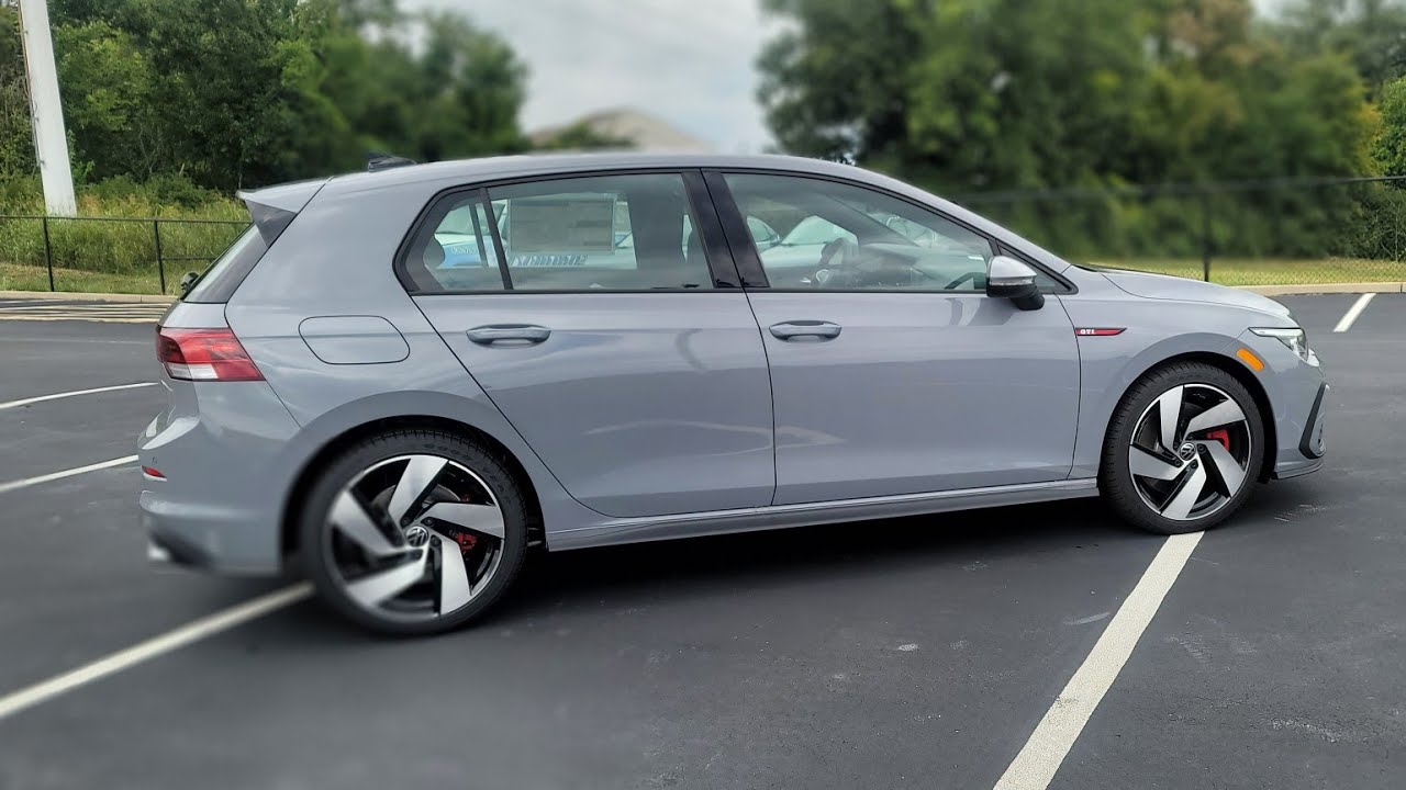 2024 VW Golf GTI S in Moonstone Gray! - YouTube