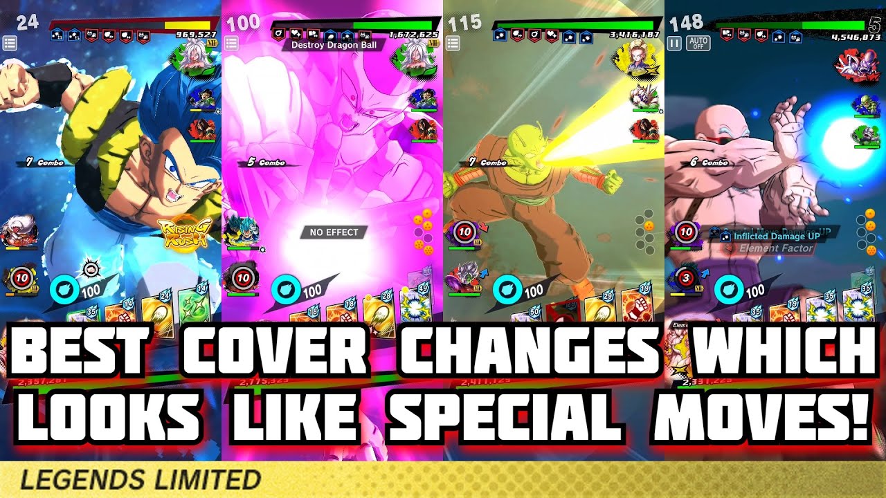 Best Cover Changes Which Looks Like Special Move In Dragon Ball Legends ...