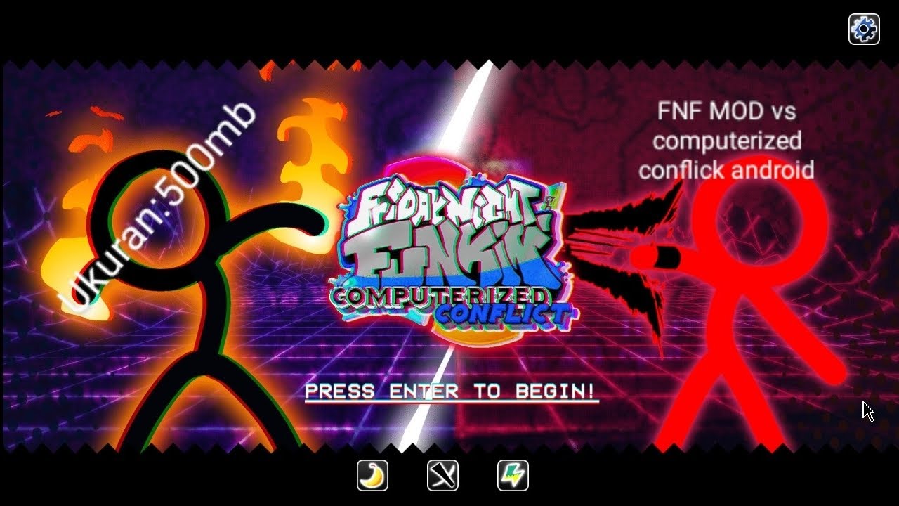 FNF MOD vs computerized conflick android/ios. - YouTube