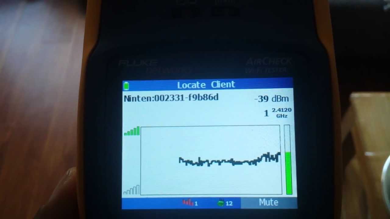 Locate a device with fluke aircheck - YouTube