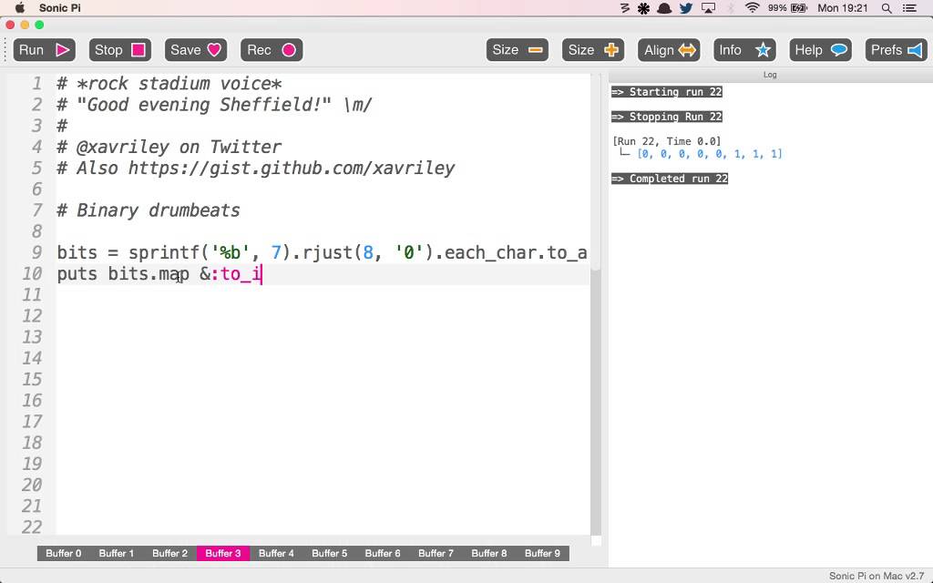 Sonic Pi Live Stream for Sheffield Ruby Users Group - YouTube
