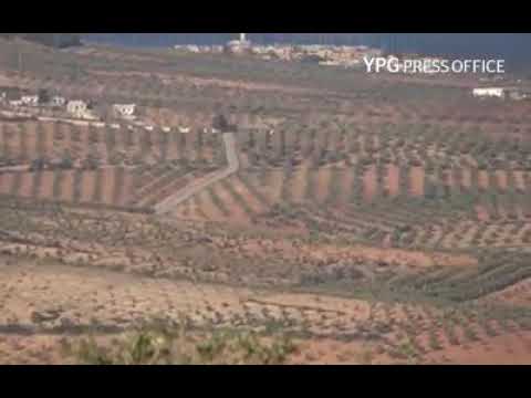YPG/YPJ Destruction of a Turkish tank in Efrin