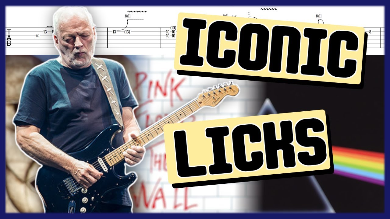 DAVID GILMOUR Guitar Licks With Tabs | Signature Solos Lesson - YouTube
