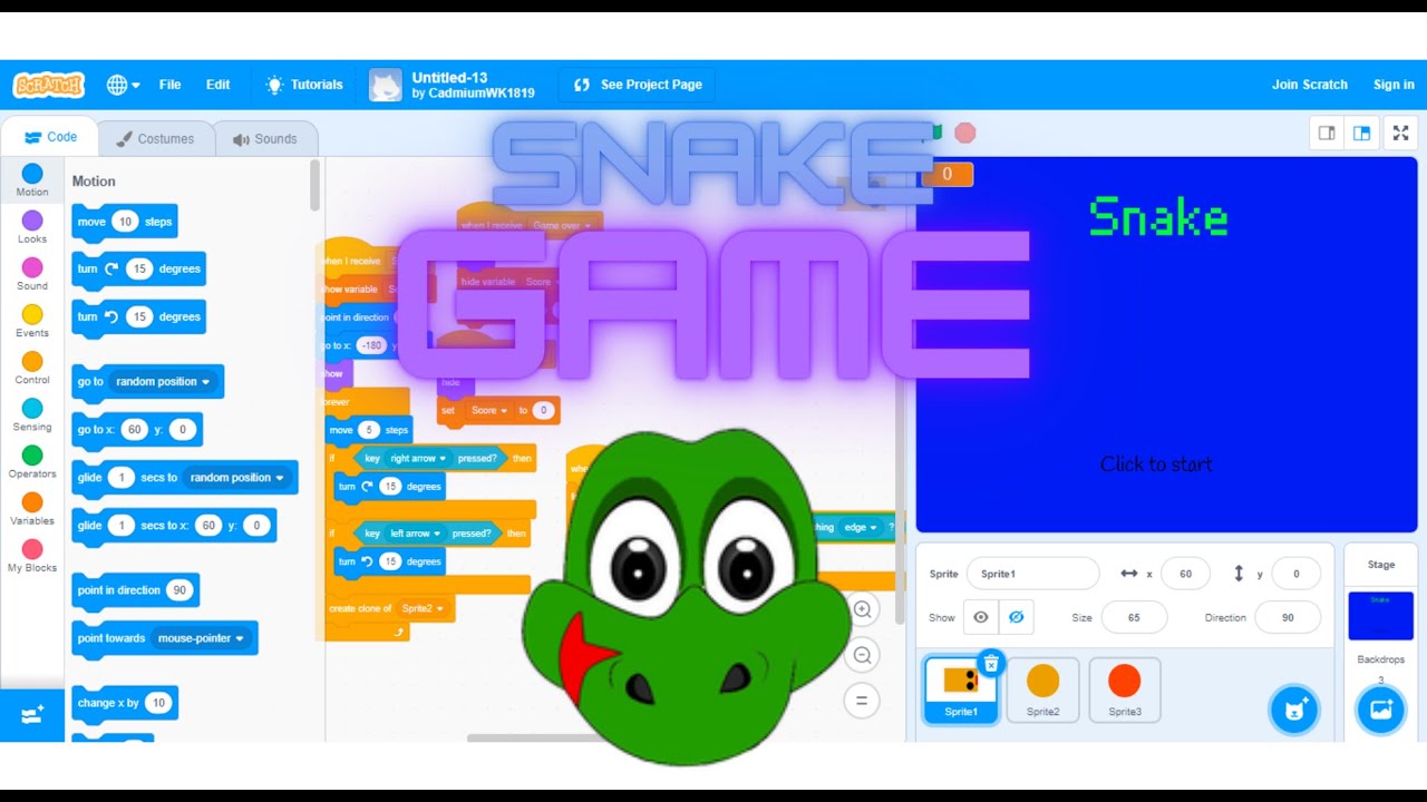 How To Make Snake Game In Scratch For Beginners YouTube how-to-make-snake-game-in-scratch-for-beginners-youtube