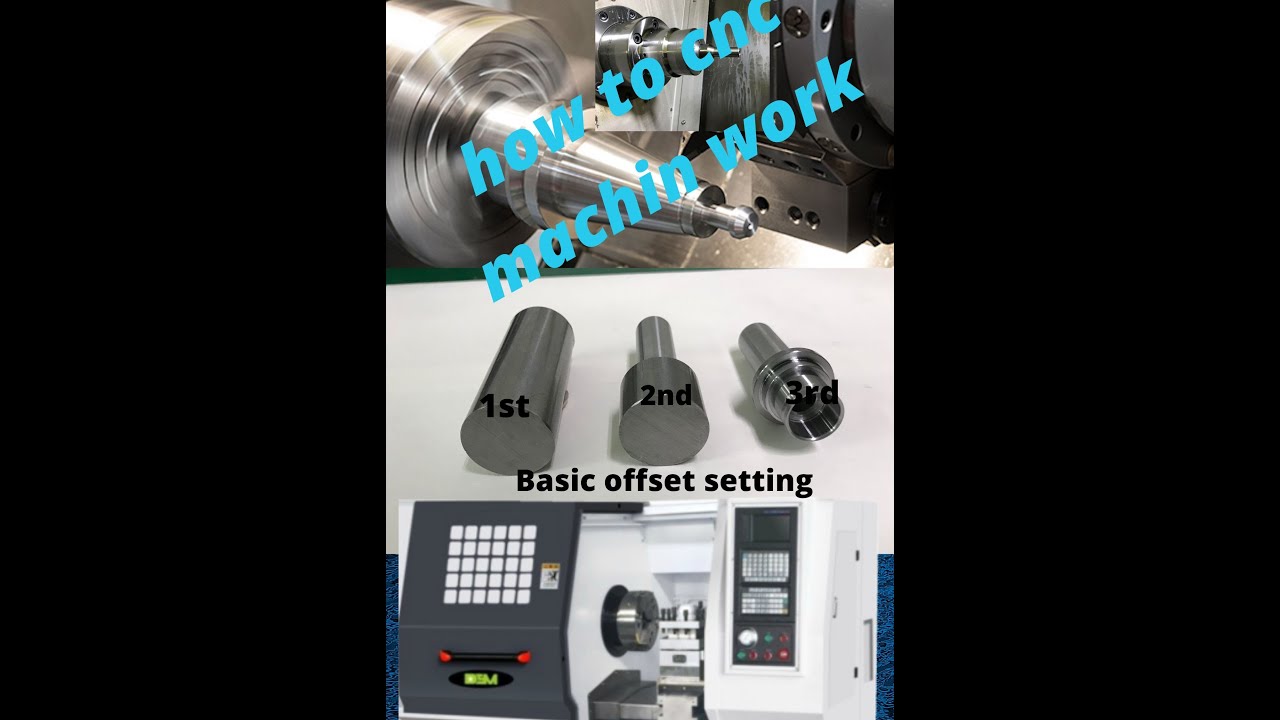 Full Auto Cnc Machine Setting Offset Youtube