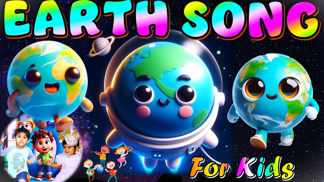 The Earth Planet Song | Solar System Song for Kids | Learn 8 Planets ...